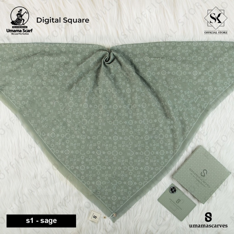 Jual Umama Scarves Box Bahan Voal Premium Gratis Brooch / Ukuran ...
