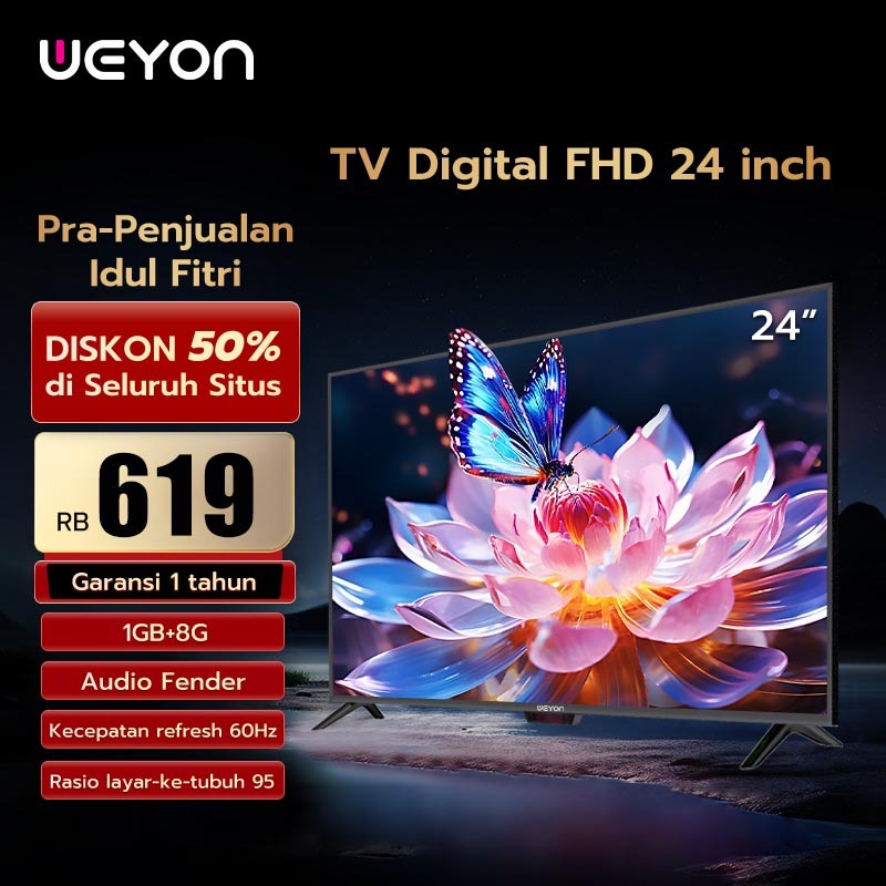 Jual Weyon TV Digital 24 inch-19/20/21/22/25/26/27/30 inch FULL HD TV ...