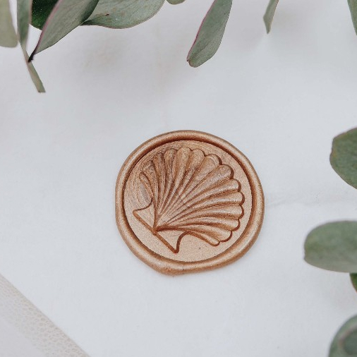 Jual Shell Wax Seal / wax seal undangan / lilin segel undangan / custom ...