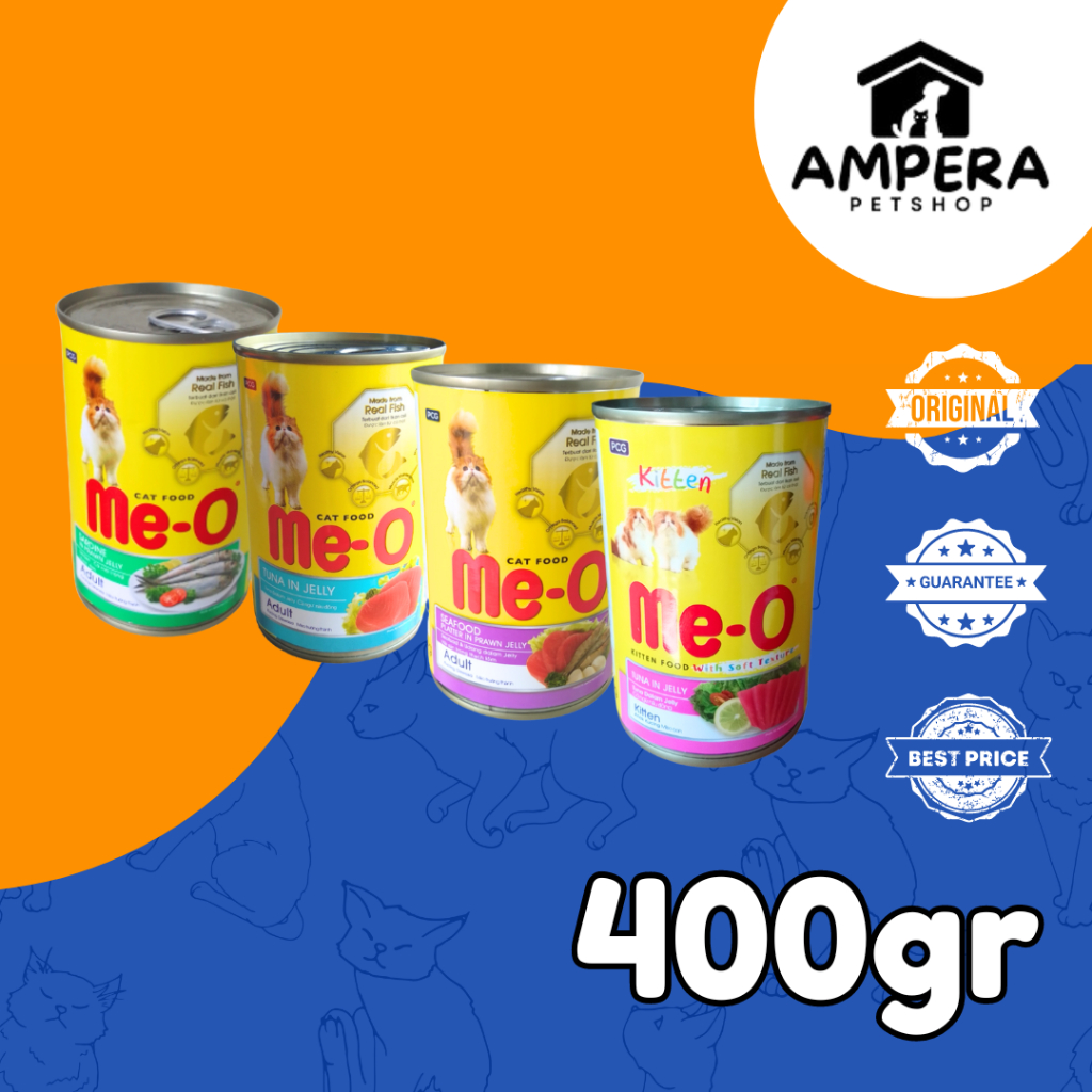 Jual MEO Kaleng 400gr Makanan Basah Kucing MEO | Shopee Indonesia