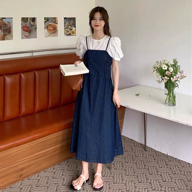 Jual Denim Overall Korean Style | Shopee Indonesia