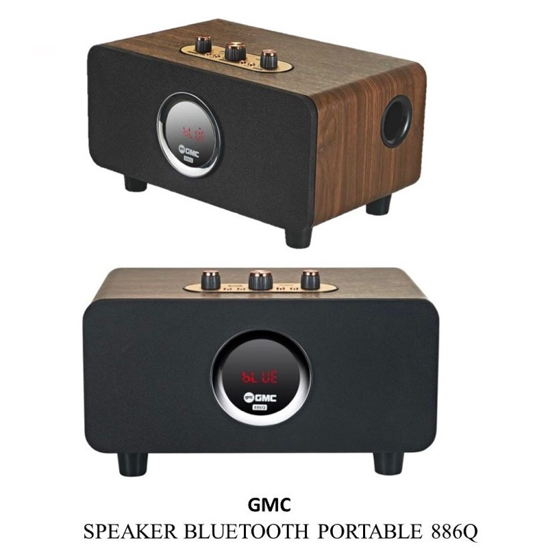 Jual SPEAKER PORTABLE BLUETOOTH GMC 886Q MULTIMEDIA SOUND SYSTEM MUSIC ...