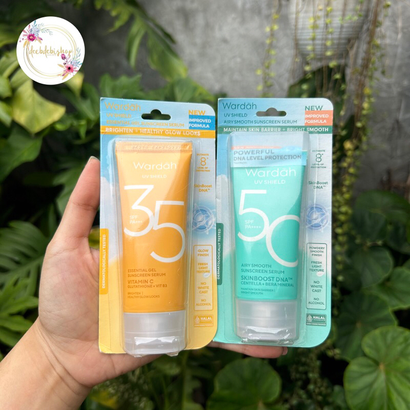 Jual Wardah UV Shield Essential Sunscreen Gel SPF 35 PA +++ 40ml / Acne ...