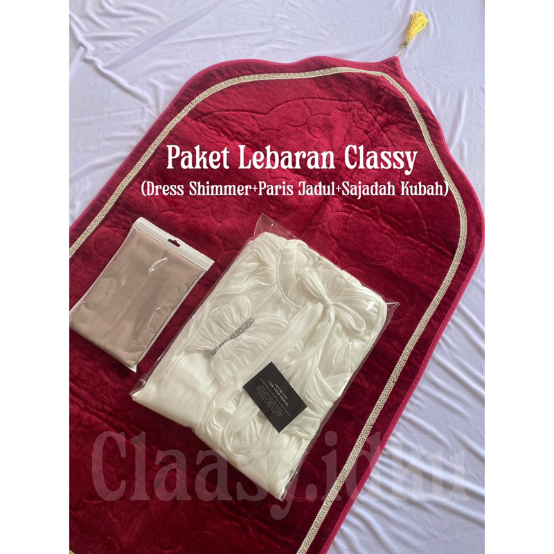 Jual CLASSY ID - Paket Lebaran ( Dress Shimmer + Hijab + Sajadah ...