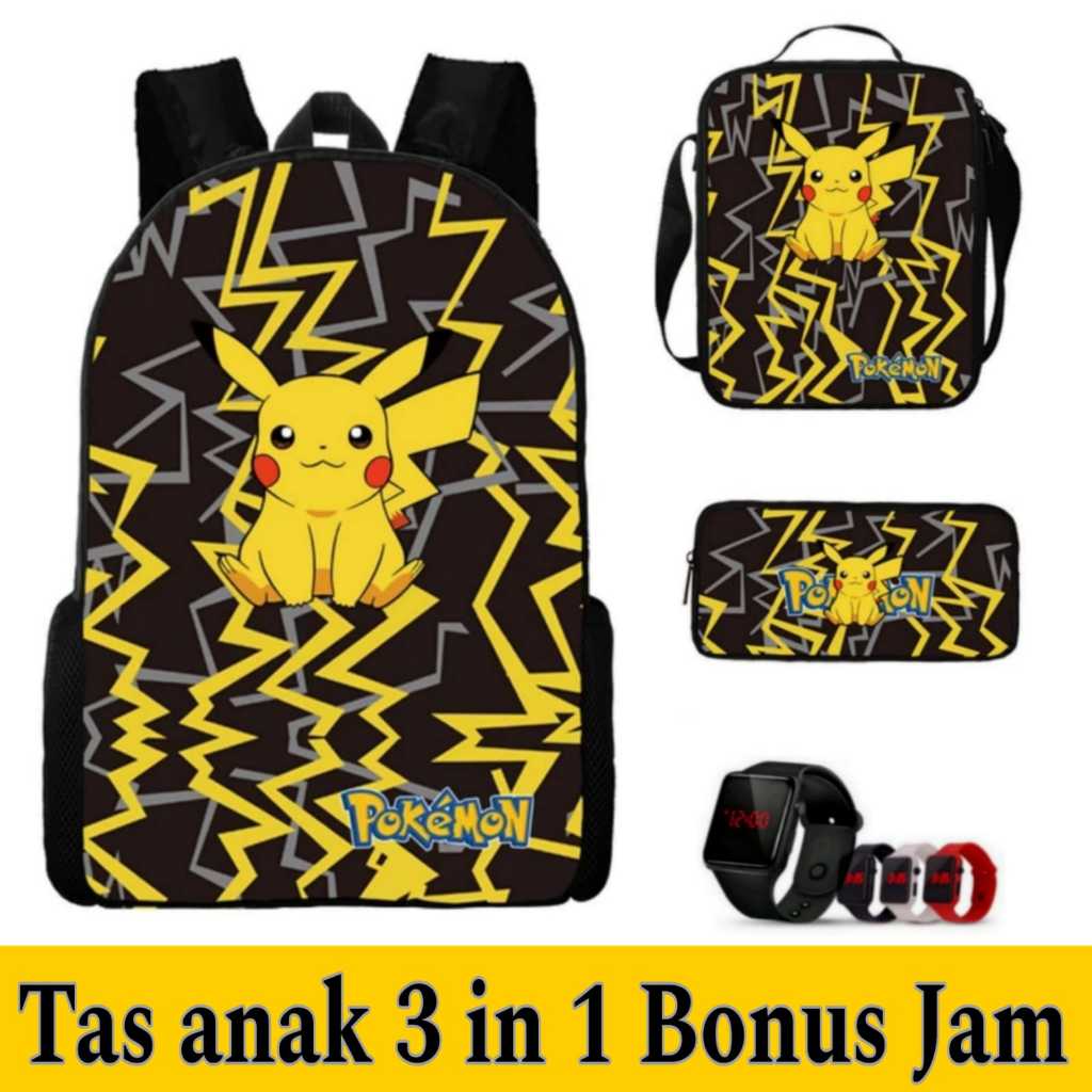 Jual tas anak pokemon - tas sekolah sd anak laki-laki - tas nak laki ...