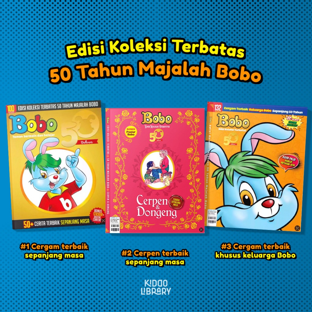 Jual [Gramedia] Majalah Bobo Edisi Koleksi Terbatas 50 Tahun/ Majalah Bobo Edisi Spesial 50 ...