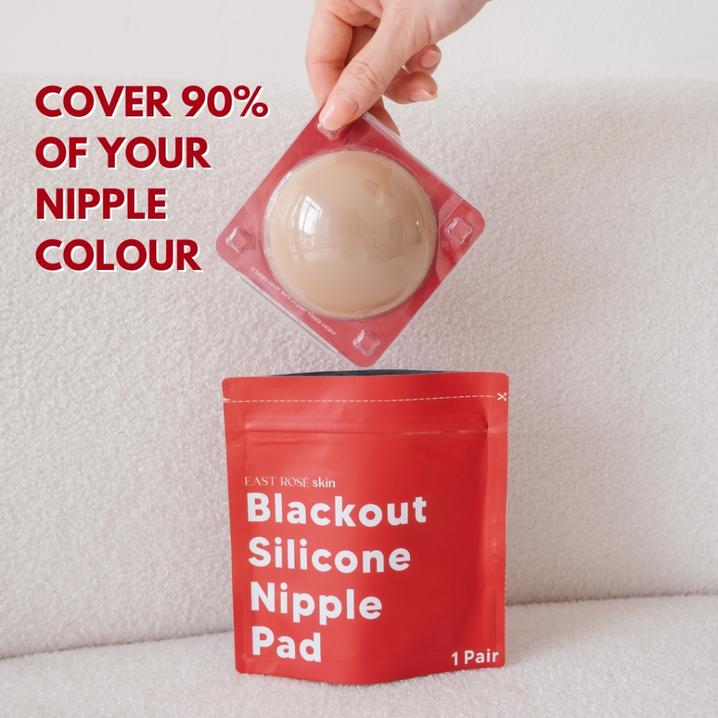 Jual [East Rose Skin] Blackout Silicone Nipple Pad | Nipple Cover ...