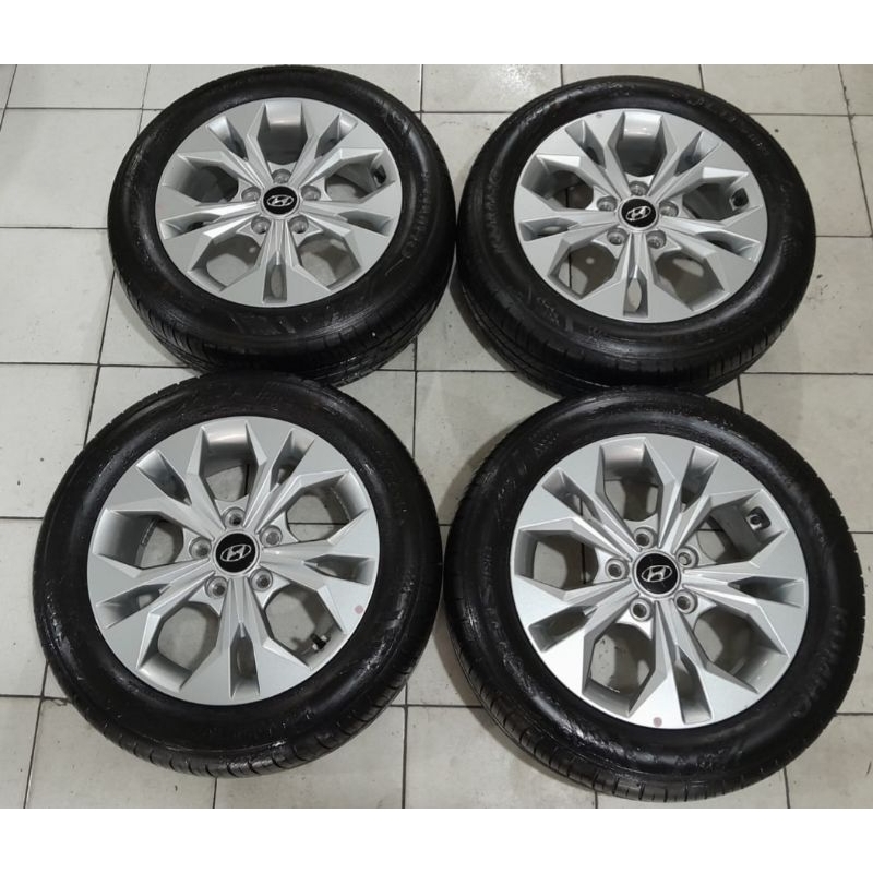 Jual Velg pelek variasi mobil Second OEM Stargazer ring 16 ban Kumho ...