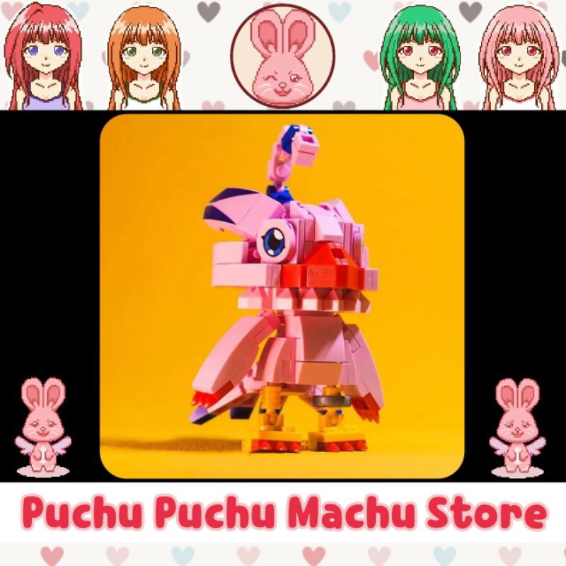 Jual SEMBO BLOCK Karakter BIYOMON Digimon Adventure Brick Balok Susun ...