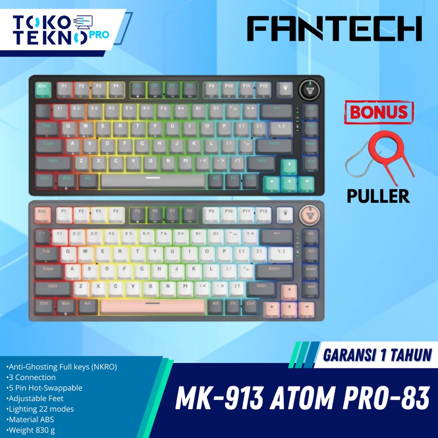 Jual Fantech ATOM PRO 63/83/96 SERIES Wireless Keyboard Mechanical ...