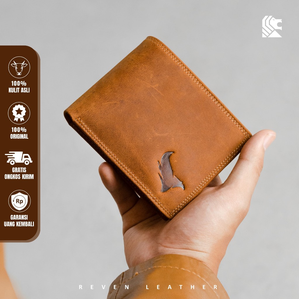Jual Dompet Pria Model Pendek 3/4 Garansi 100% Kulit Sapi Asli Kekinian ...