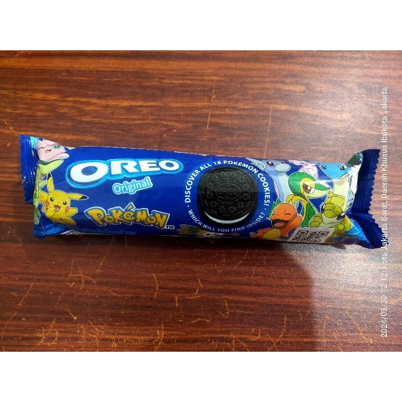 Jual OREO ORIGINAL POKEMON 119.6 gr( biru) | Shopee Indonesia