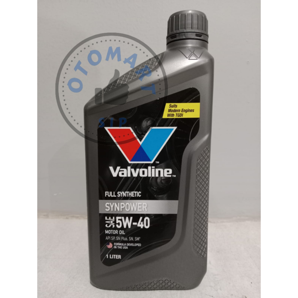 Jual Valvoline Synpower SAE 5W40 API SP 1 Liter | Shopee Indonesia