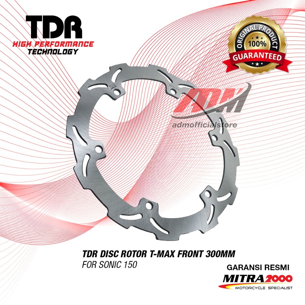 Jual Piringan Cakram TDR Sonic 150 Disc Rotor T-MAX (Front & Rear ...