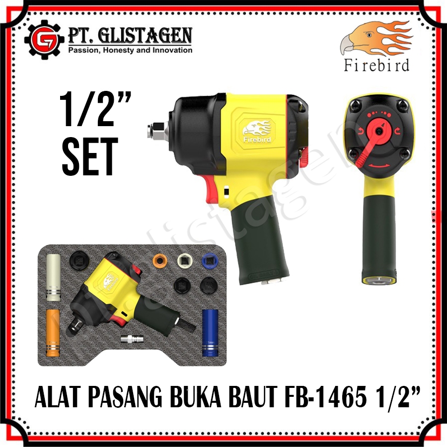Jual Firebird FB-1465 Air Impact 1/2" Twin Hammer Alat Buka Pasang Baut ...