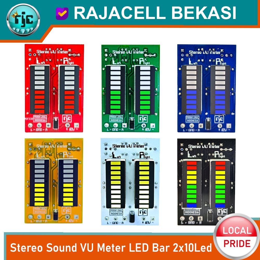 Jual Digital VU meter Audio Level Meter Model Led Bar Stereo Sound Analizer | Shopee Indonesia