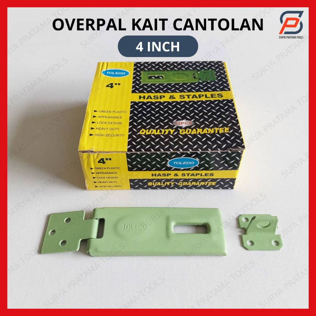Jual Overpal Plat Tempat Gembok 4 Inch / Overpal Cantolan Gembok Kait ...