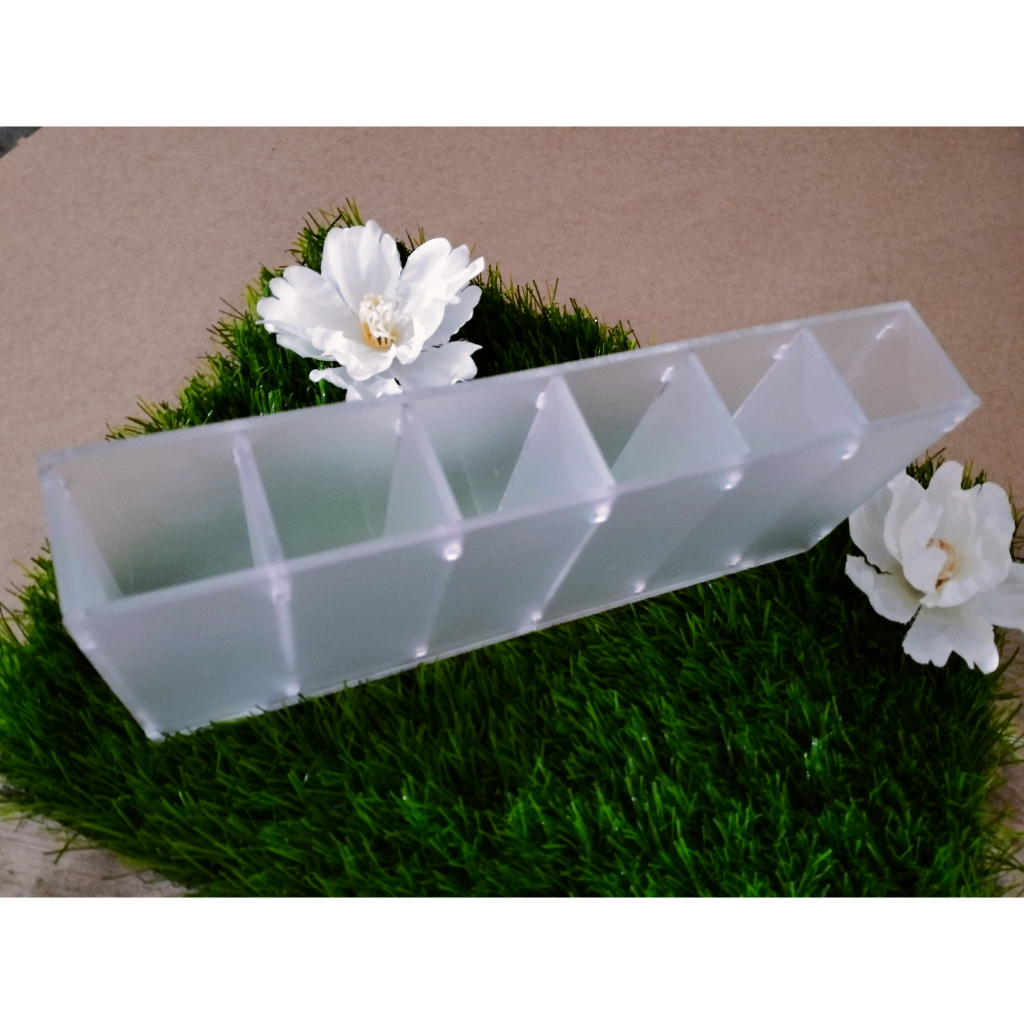 Jual Kotak 6 Slot Tempat Spidol Serbaguna Bening Satin(Doff) | Shopee ...
