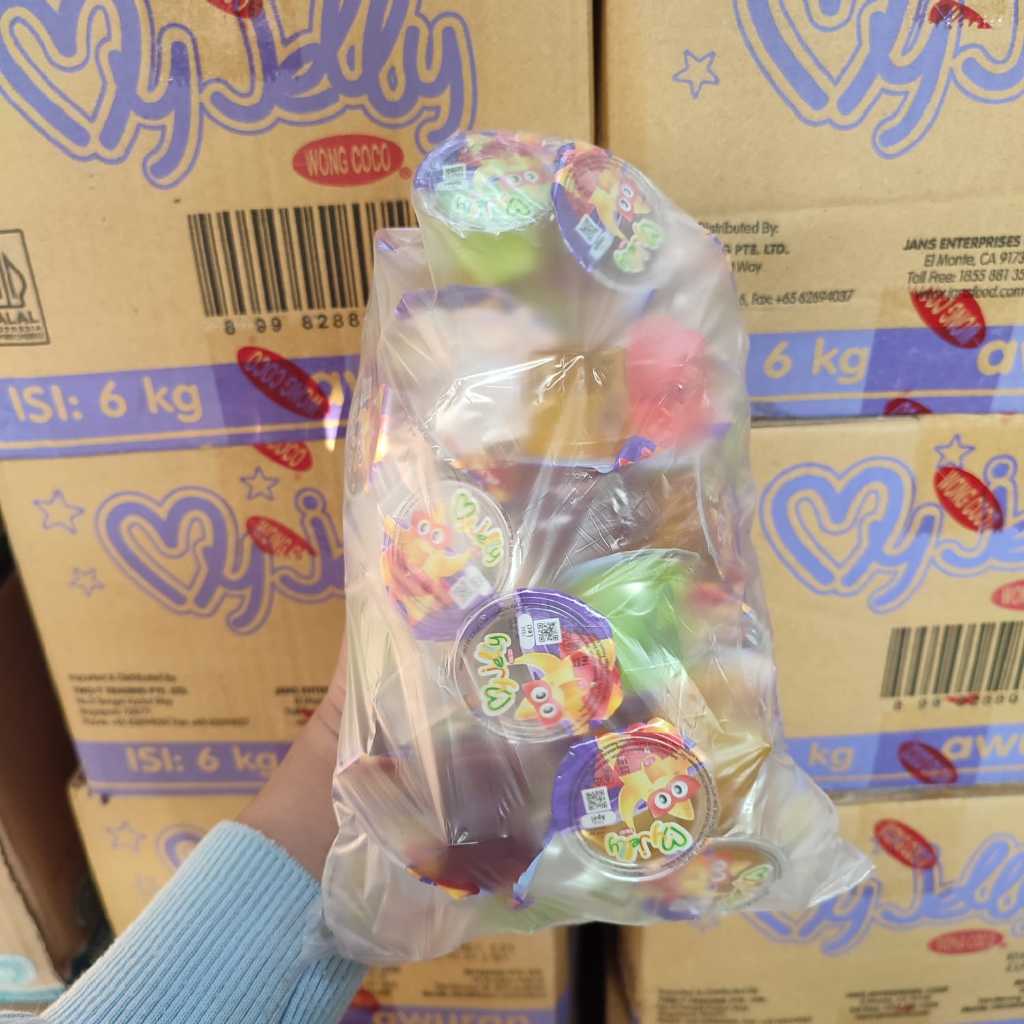 Jual My Jelly Wong Coco Kemasan 1Kg jely Aneka Rasa Buah 1kilo | Shopee ...