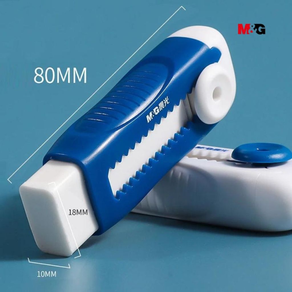 Jual BN - Penghapus Push Eraser M&G Sliding Eraser Warna Putih Dust ...