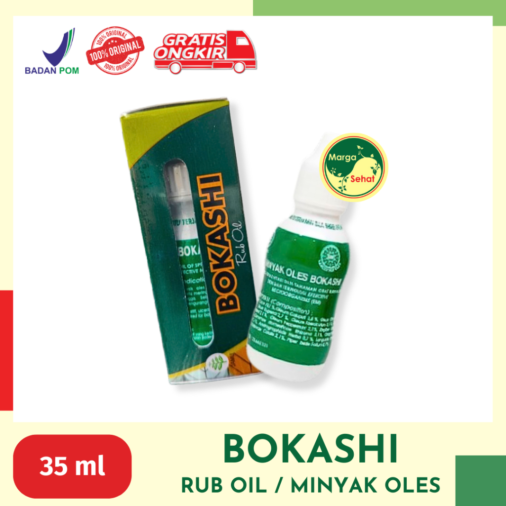 Jual MINYAK OLES BOKASHI 35 ML / BOKASHI RUB OIL / PEGAL LINU / GATAL ...