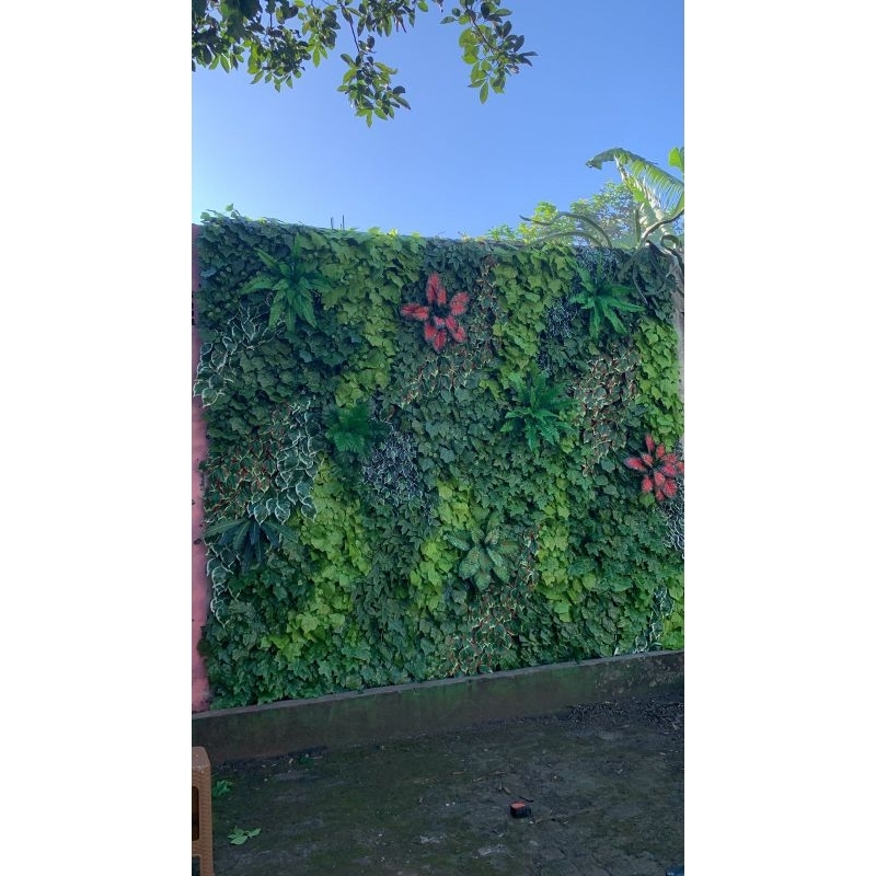 Jual Vertical Garden Sintetis - Taman Dinding Tanpa Perawatan - Green ...