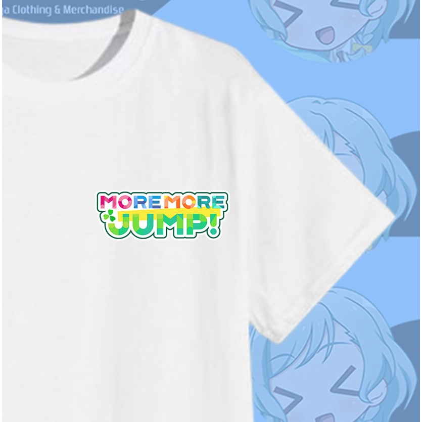 Jual Ranso Baju Project Sekai Logo Kecil More More Jump T-Shirt Proseka ...