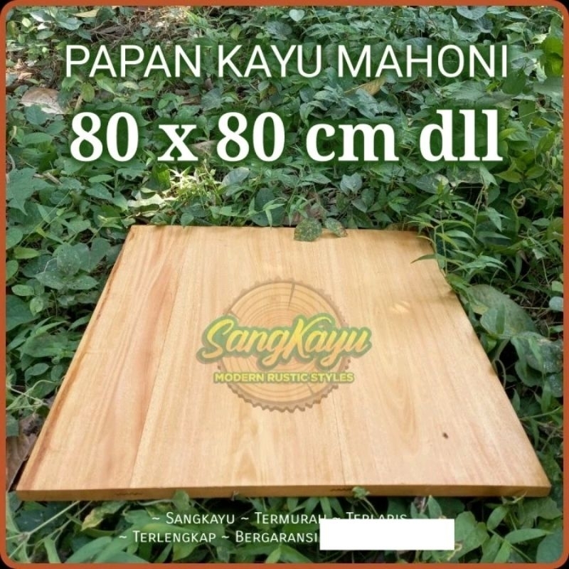 Jual TERMURAH Papan kayu wooden board daun meja nampan kayu talenan ...