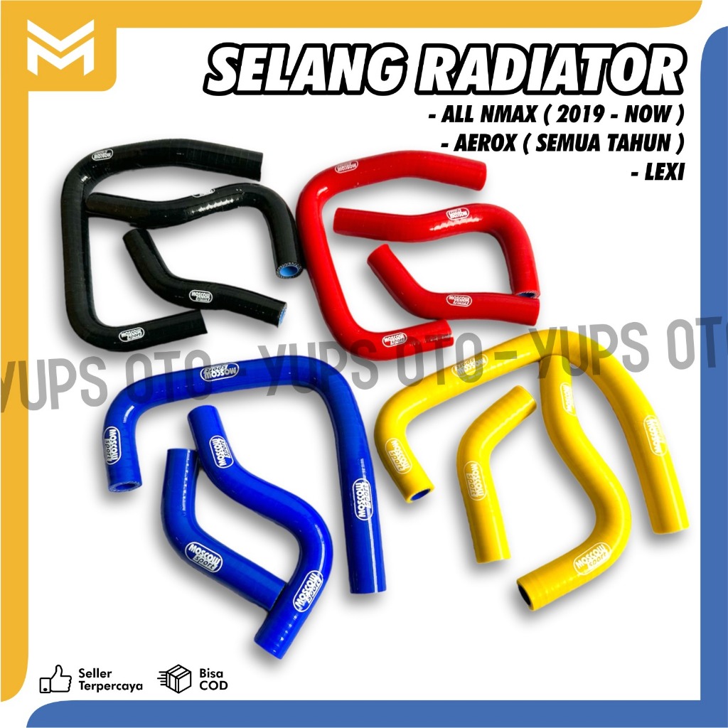 Jual SELANG RADIATOR MODEL MEREK MOSCOW MOTOR YAMAHA NMAX NEW OLD 155 ...