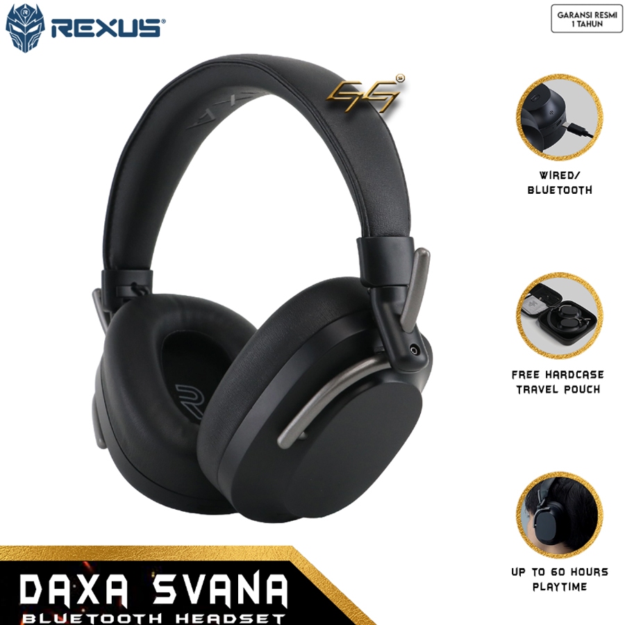 Jual Rexus Daxa Svara QW1 QW-1 Wireless Gaming Headset Gaming Bluetooth ...