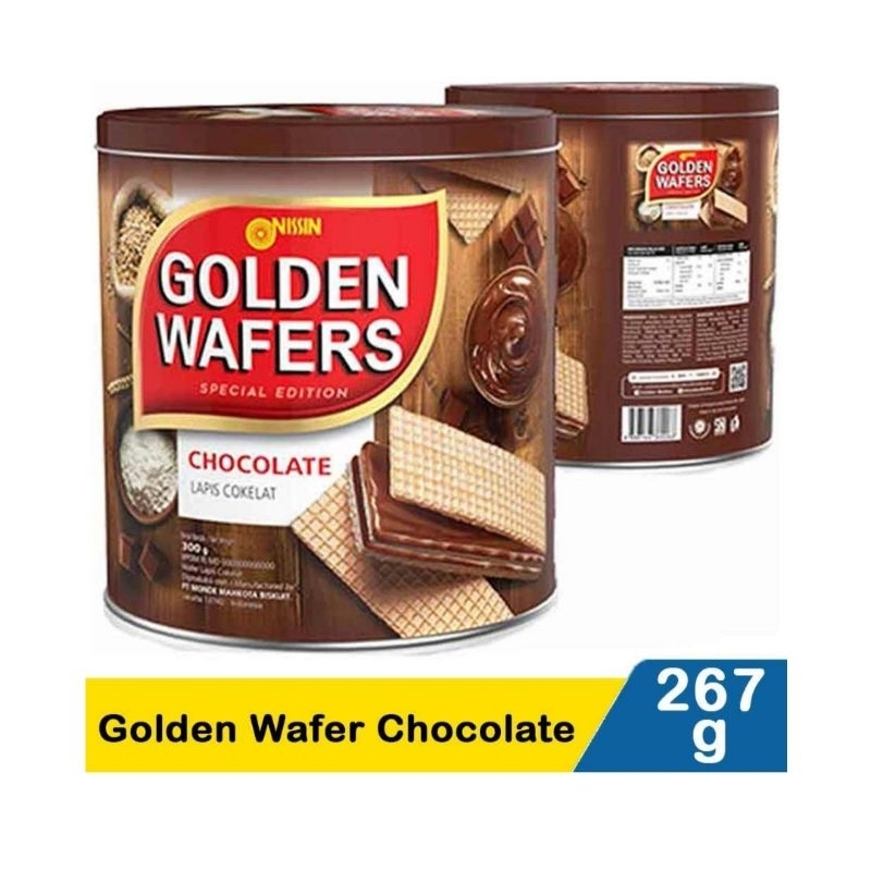 Jual Nissin Wafer Cokelat Kaleng 267 gram | Shopee Indonesia