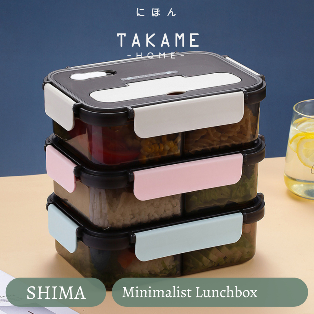 Jual |TAKAME|SHIMA Bento Box Nasi Simpel Lunch Box Bekal Kedap Udara ...