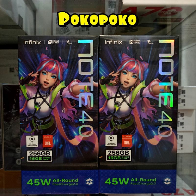 Jual Infinix NOTE 40S 8/256 baru, segel dan garansi resmi | Shopee ...