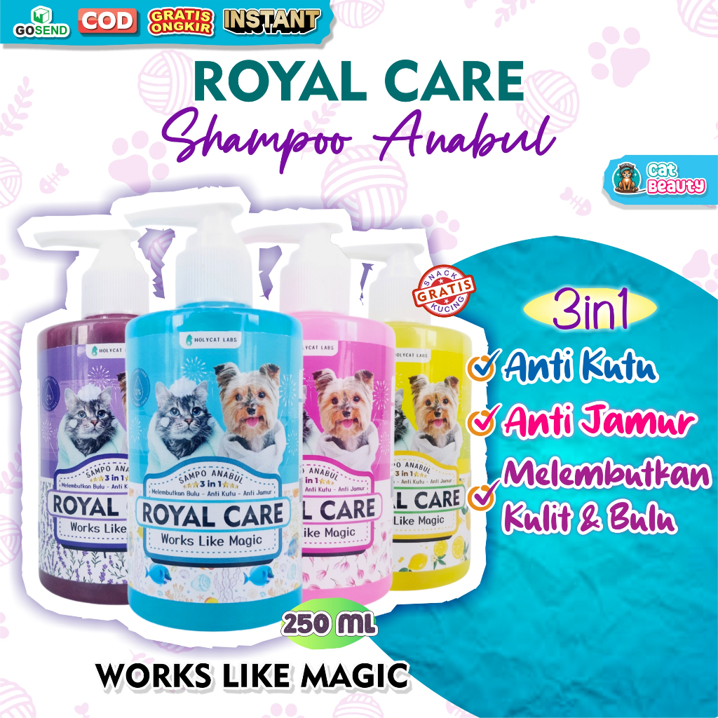 Jual Shampoo Kucing Anjing Shampo anabul Anti Kutu Anti Jamur dan ...