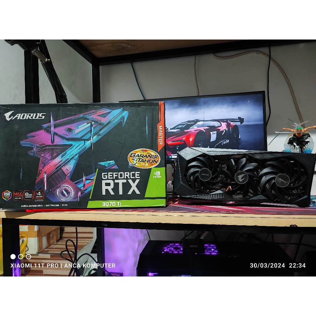 Jual VGA CARD GeForce RTX 3070 Ti 8GB GDDR6X Aorus gaming / COLORFUL I ...
