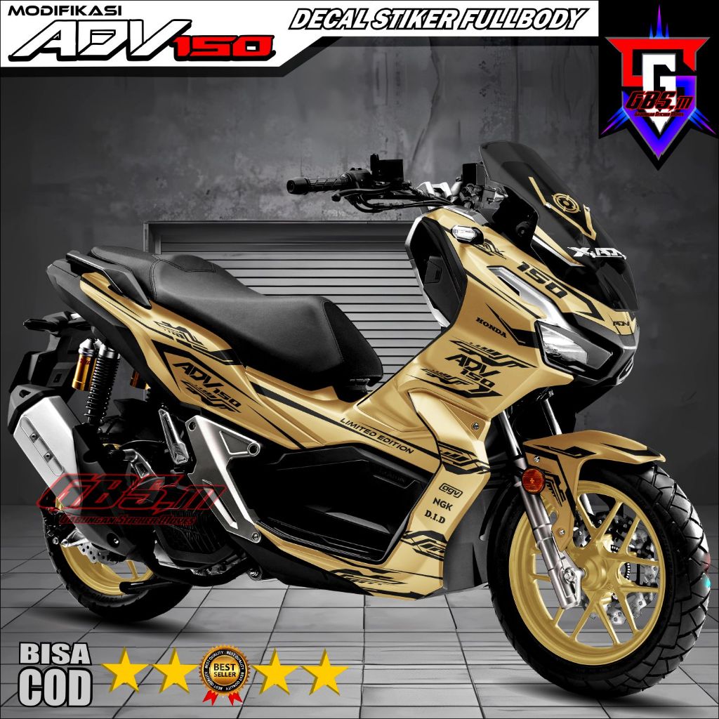 Jual Decal HONDA ADV 150 Stiker Variasi Motor ADV 150 Sticker Honda ADV ...