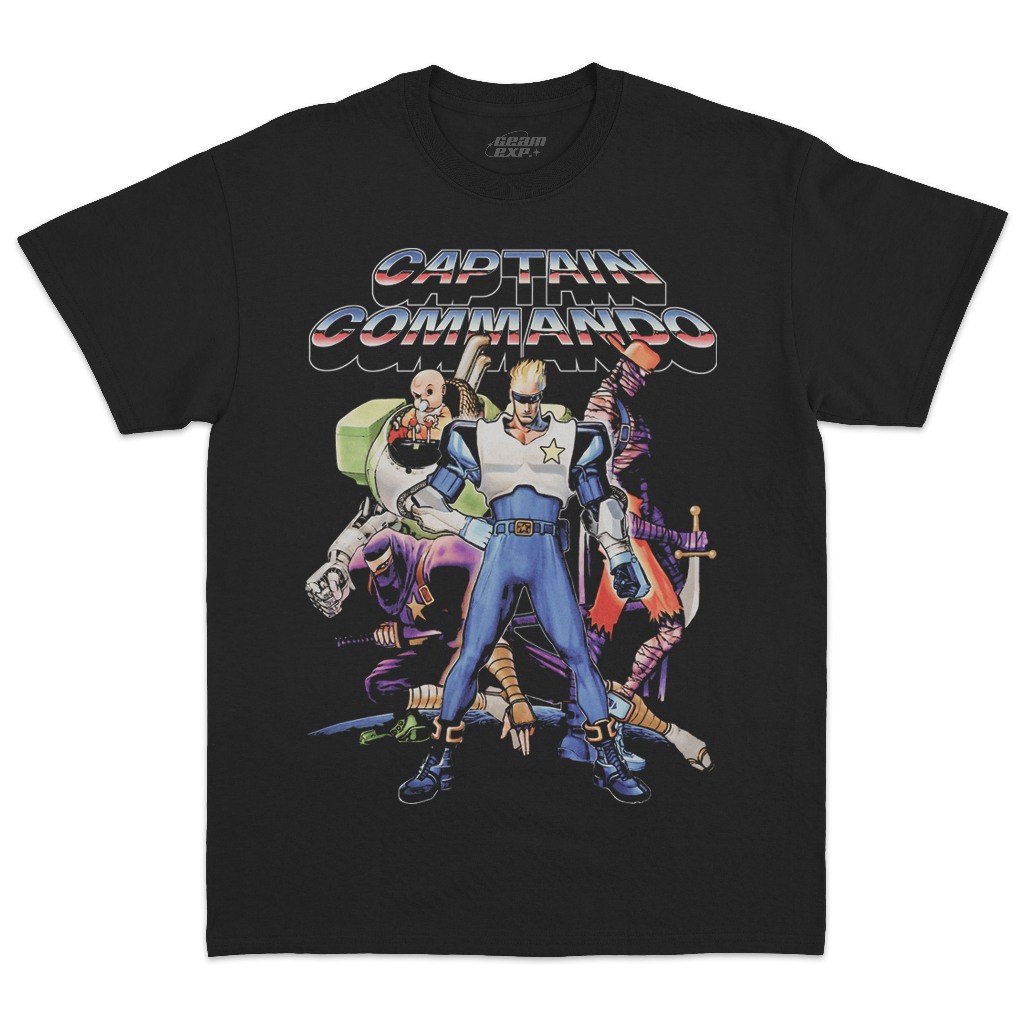 Jual Kaos Game Captain Commando | Classic Arcade Gamer T-Shirt | Shopee ...