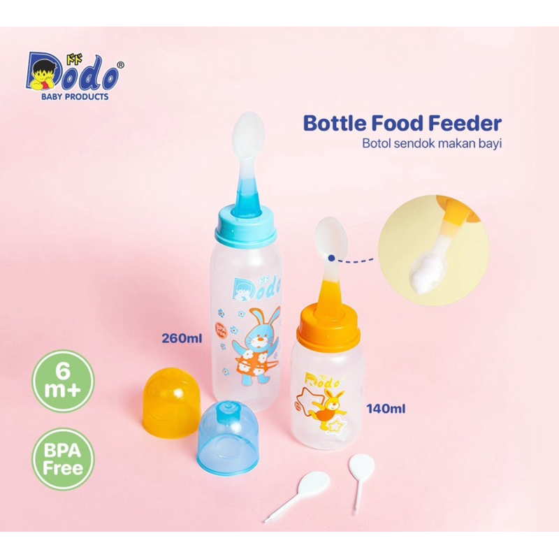 Jual Botol Sendok MPASI Dodo Food feeder/cereal 5oz,9oz Dodo 140ml ...