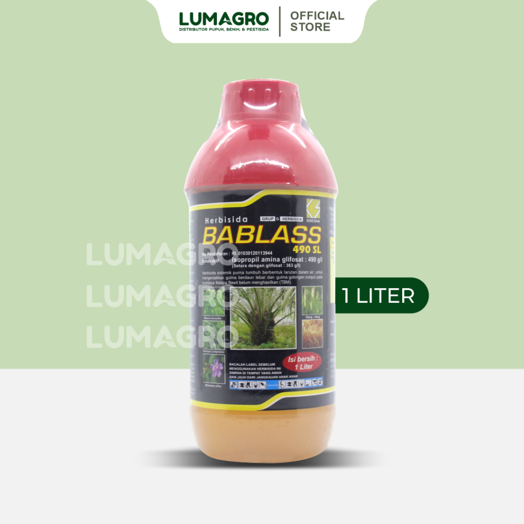 Jual Herbisida Bablass 490SL 1L IPA Glifosat Pembasmi Gulma Secara ...