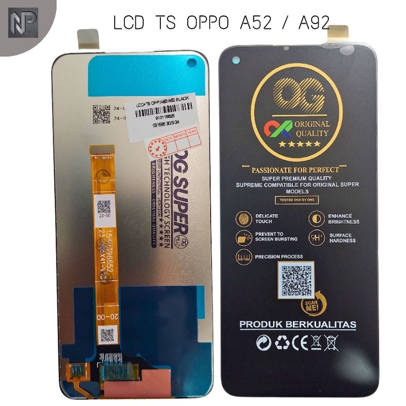 Jual LCD TS / LCD TOUCHSCREEN / LAYAR OPPO A52 / A72 / A92 ORIGINAL SUPER | Shopee Indonesia