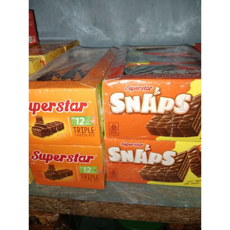 Jual Superstar triple/snaps coklat (12pcs/box) | Shopee Indonesia