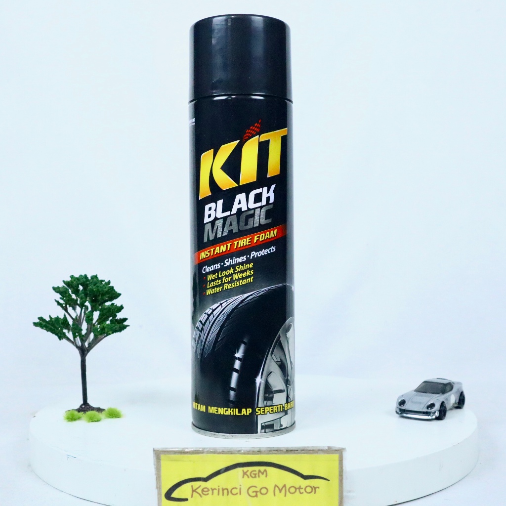 Jual KIT Black Magic Tire Foam 450ml Semprot Cairan Pengkilap Poles ...
