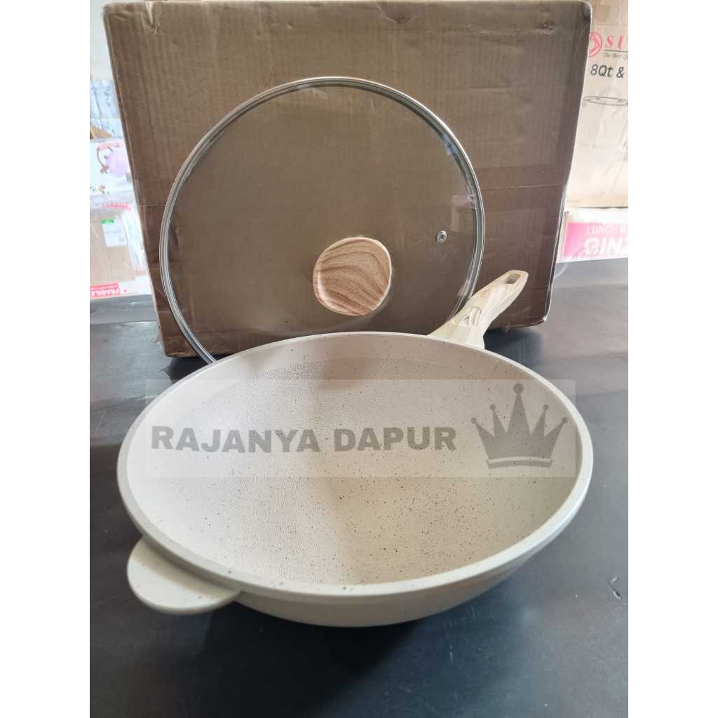 Jual Wajan anti lengket kabuto - Wajan coating granite - wajan keramik ...