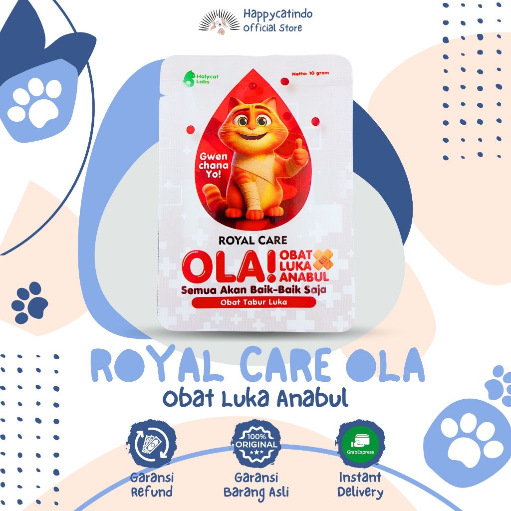 Jual Obat Luka Serbuk Anabul OLA 10 GR Aman Terjilat | Shopee Indonesia