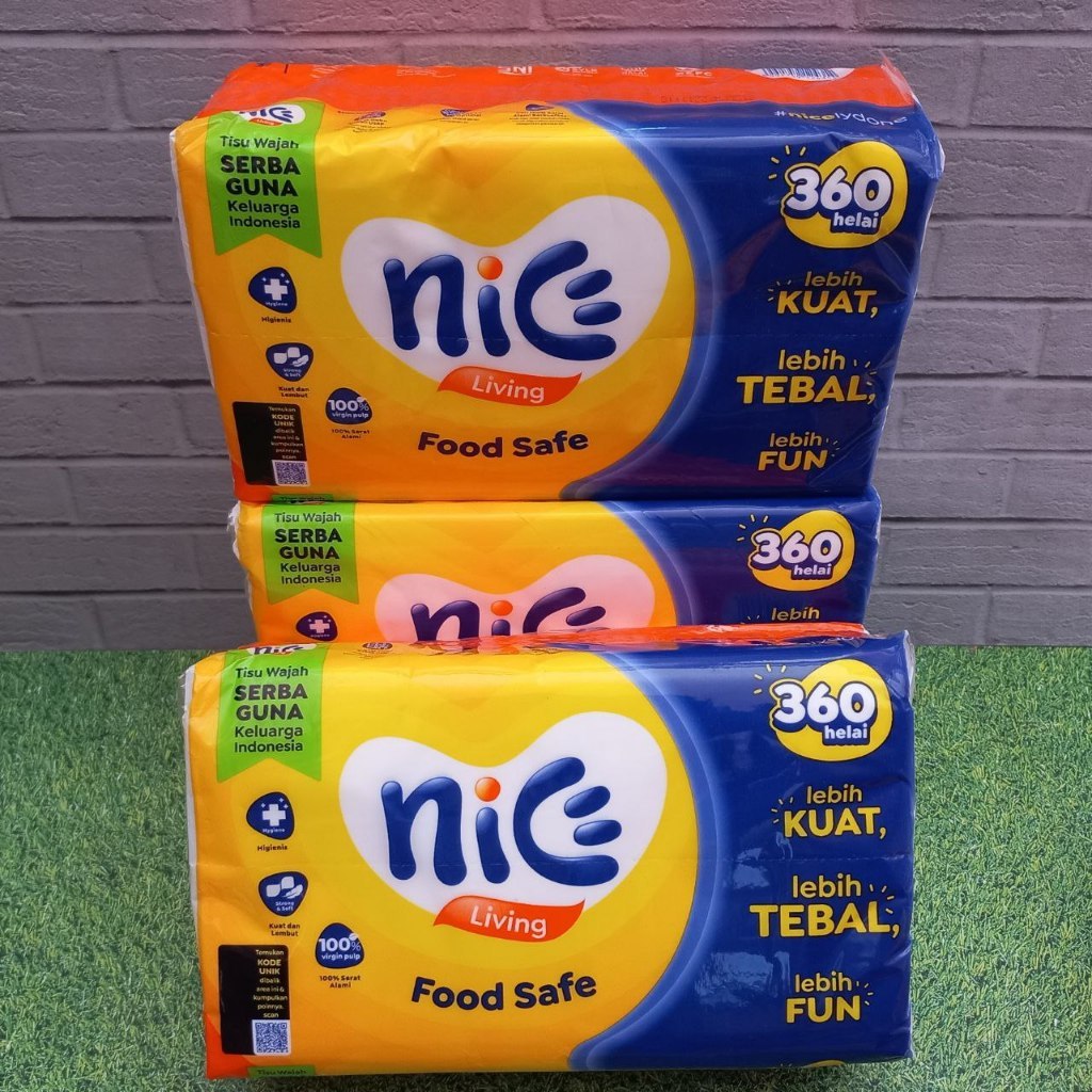 Jual Nice Facial Tissue Tisu 360sheets/ helai | Shopee Indonesia