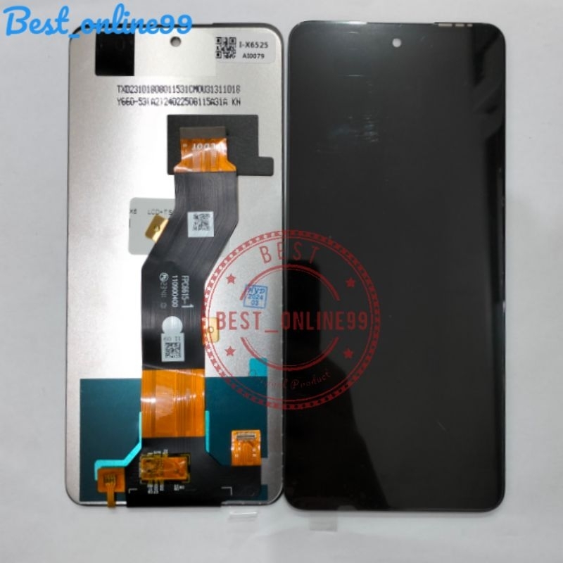 Jual LCD + TOUCHSCREEN INFINIX SMART 8 / X6525 BLACK | Shopee Indonesia