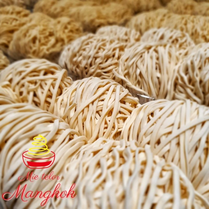 Jual HALAL (1kg) Spesial Mie basah mentah untuk Mie Karet / Mie kuah ...