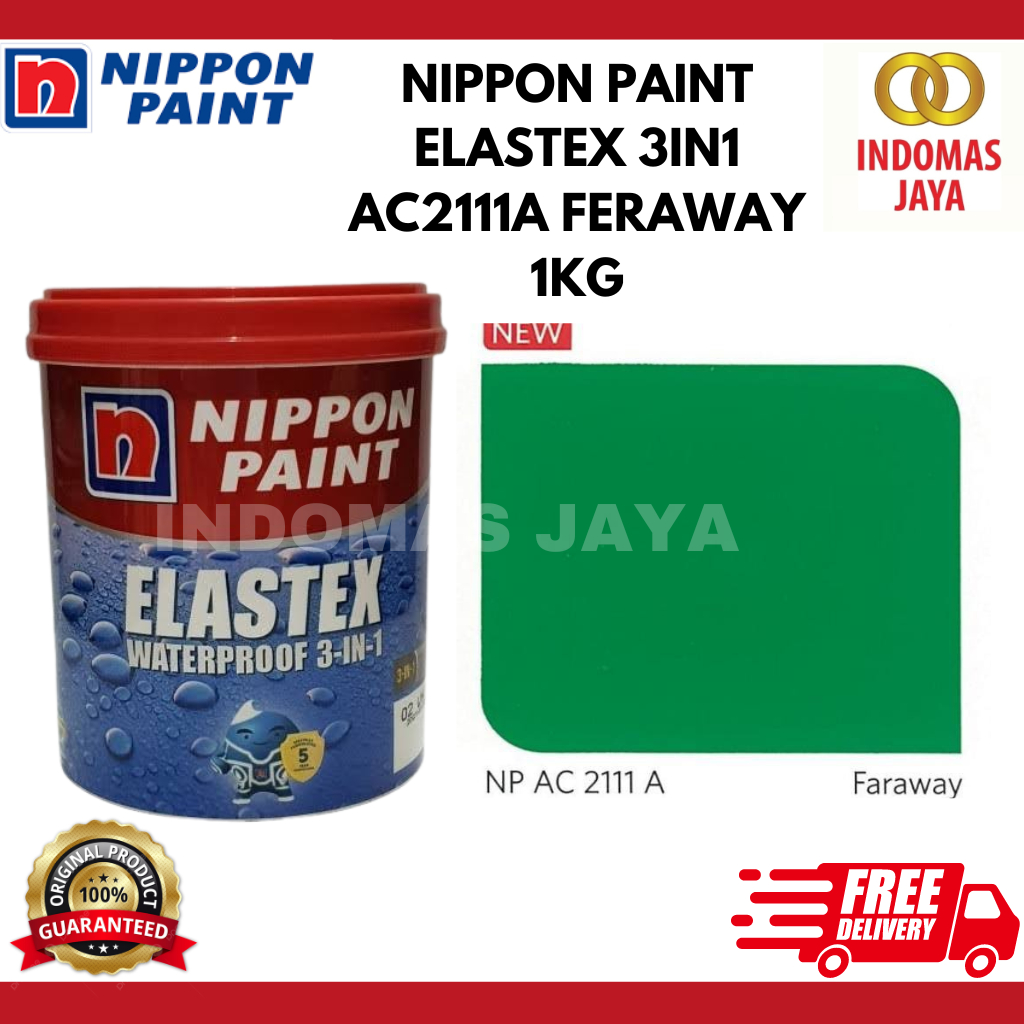 Jual ELASTEX 3 IN 1 AC2111A FARAWAY NIPPON PAINT 1KG | Shopee Indonesia