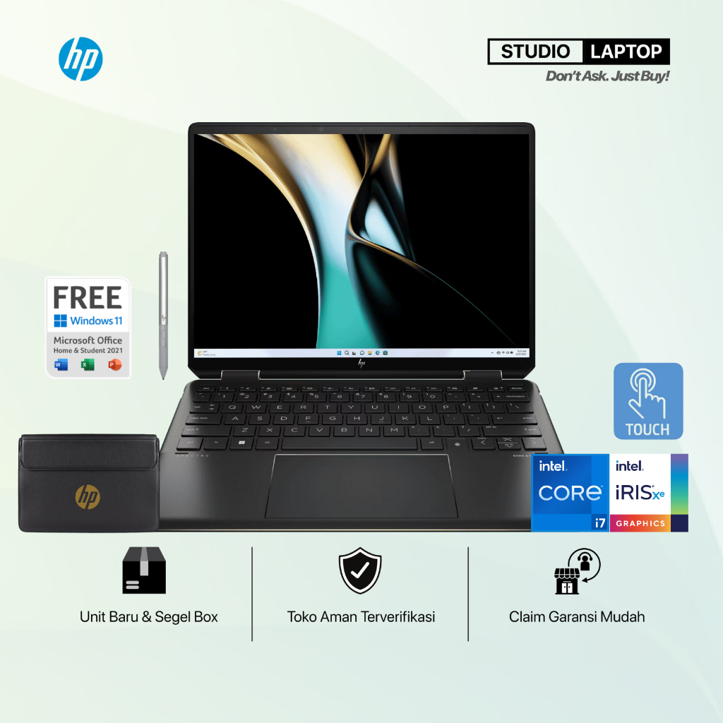 Jual HP SPECTRE X360 14 ef2002TU Core i7-1355U EVO [ RAM 32GB 1TB SSD - 14 Inch TOUCH 2in1 ...