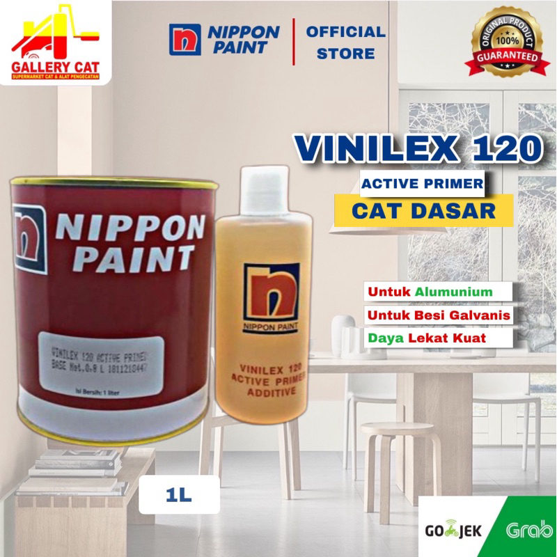 Jual Nippon Paint Vinilex 120 Active Primer + Hardener | Shopee Indonesia